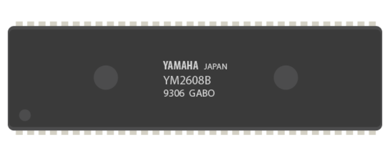 YAMAHA - YM2608 - OPNA - VIRTUAL SYNTHESIZERS