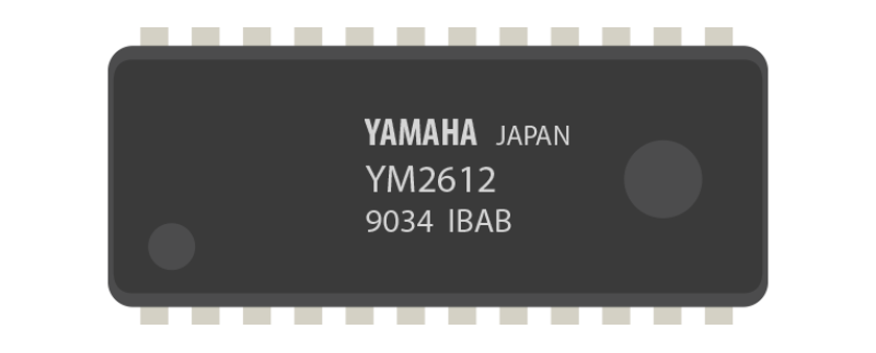 YAMAHA – YM2612 — OPN2 - VIRTUAL SYNTHESIZERS