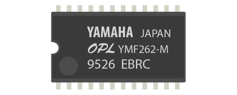 YAMAHA – YMF262 — OPL3 - VIRTUAL SYNTHESIZERS